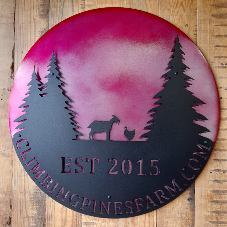 Multi Layer Metal Signs – Juno Ironcraft, LLC