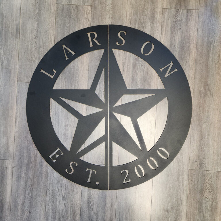 Single Layer Metal Signs – Juno Ironcraft, LLC